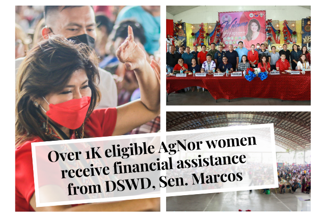 Over 1K eligible AgNor women receive financial assistance from DSWD ...